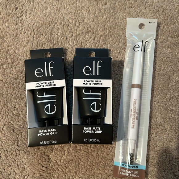 Makeup | Elf Power Grip Matte Primer And Brow Pencil Set | Poshmark